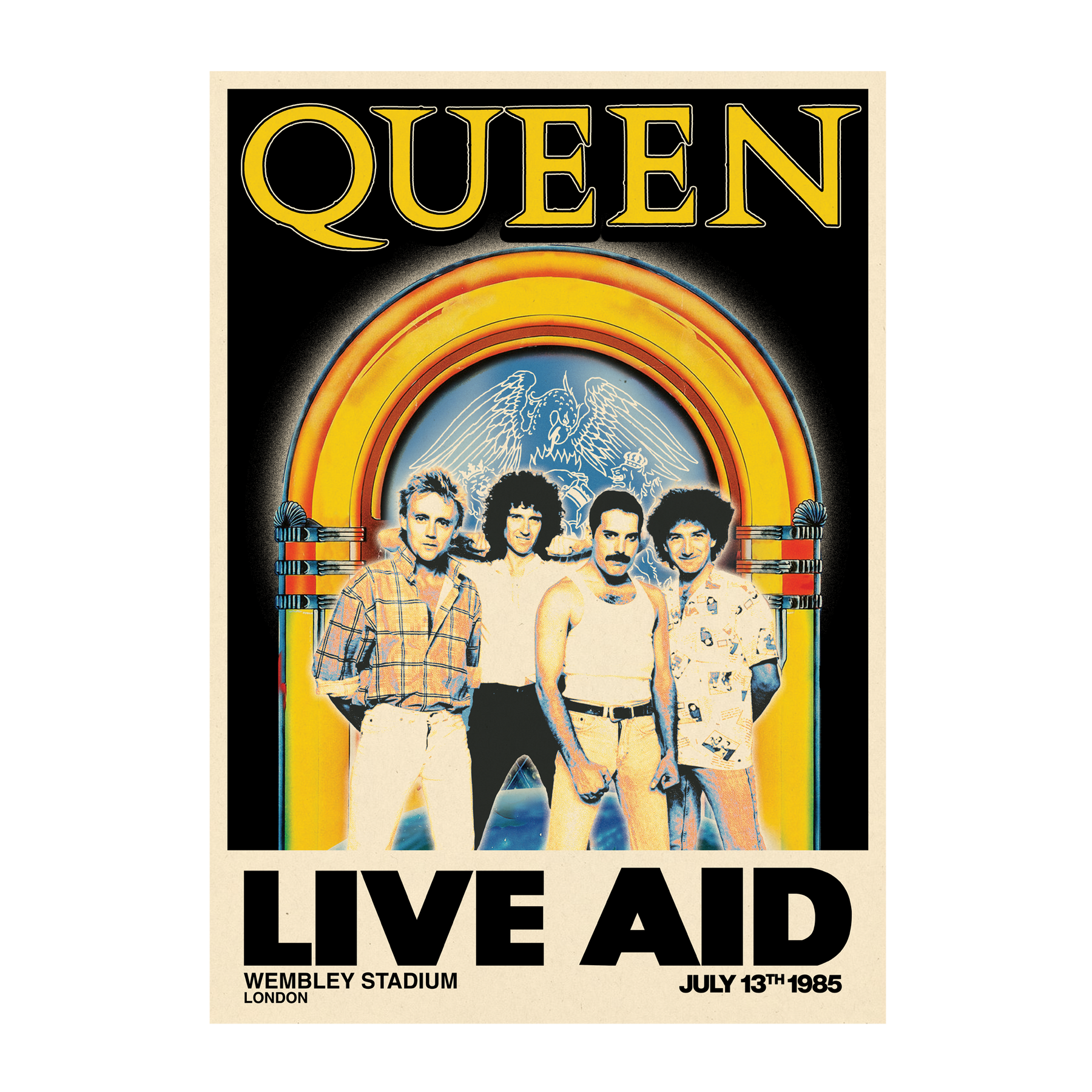 Queen at Live Aid | A2 Poster