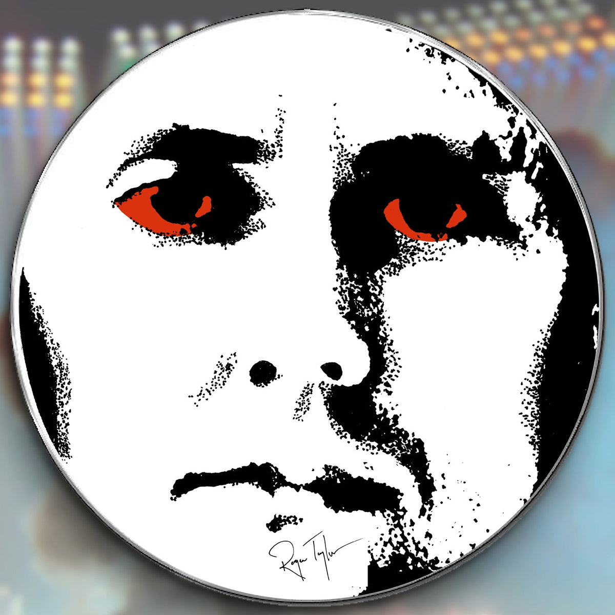 Roger Taylor 'Face' | Drum Skin